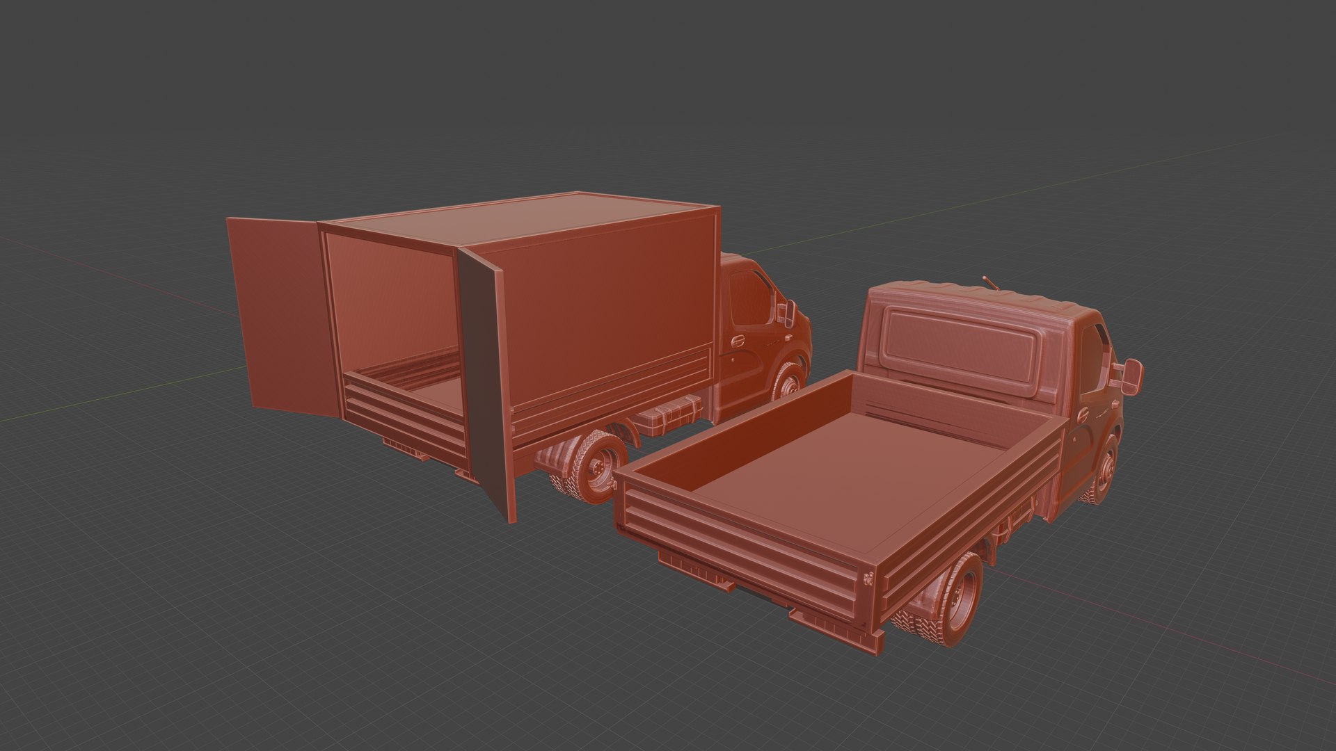 3D Model Gazel Next Modular 3D Printable Car Model With Integrated ...