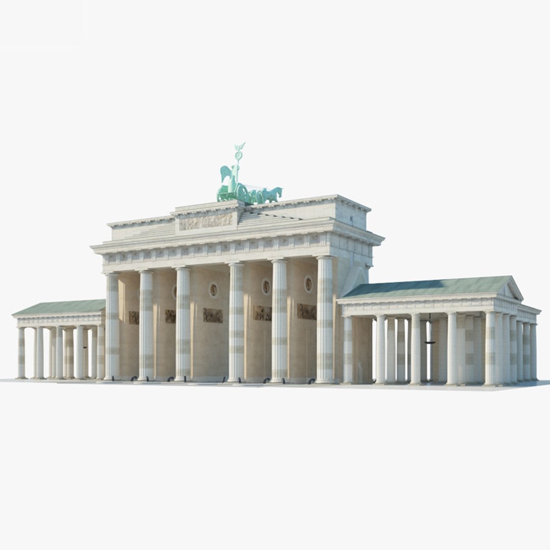 3D Brandenburg Gate Model - TurboSquid 1640564