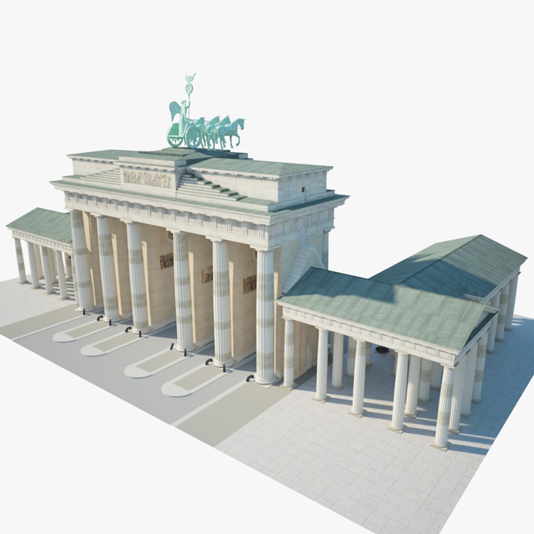 3D Brandenburg Gate Model - TurboSquid 1640564