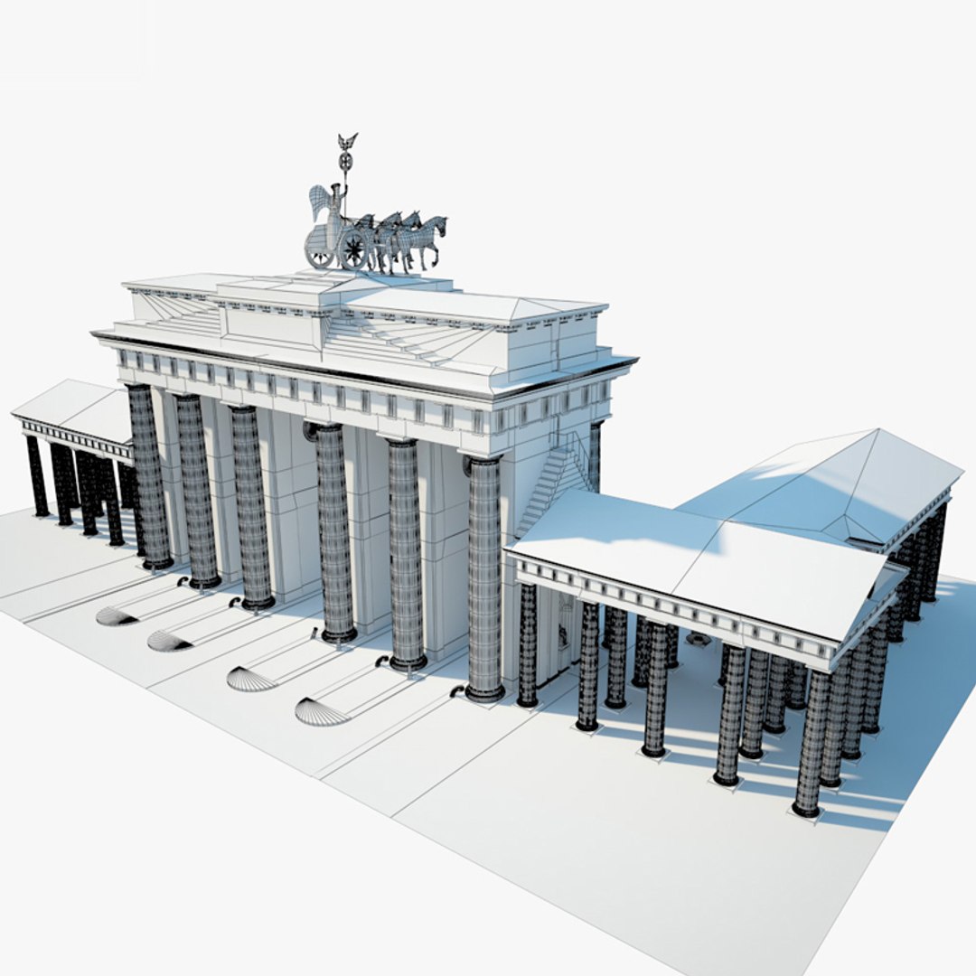 3D Brandenburg Gate Model - TurboSquid 1640564