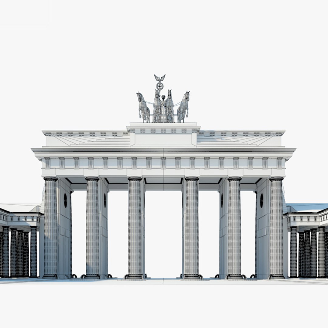 3D Brandenburg Gate Model - TurboSquid 1640564