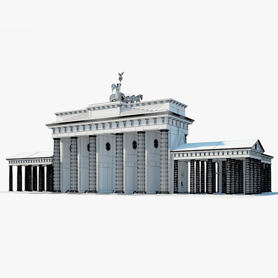 3D Brandenburg Gate Model - TurboSquid 1640564