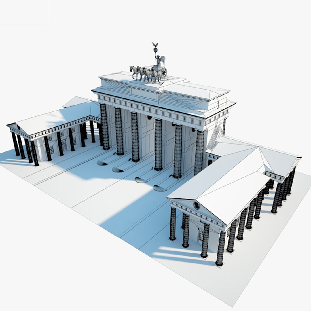 3D Brandenburg Gate Model - TurboSquid 1640564