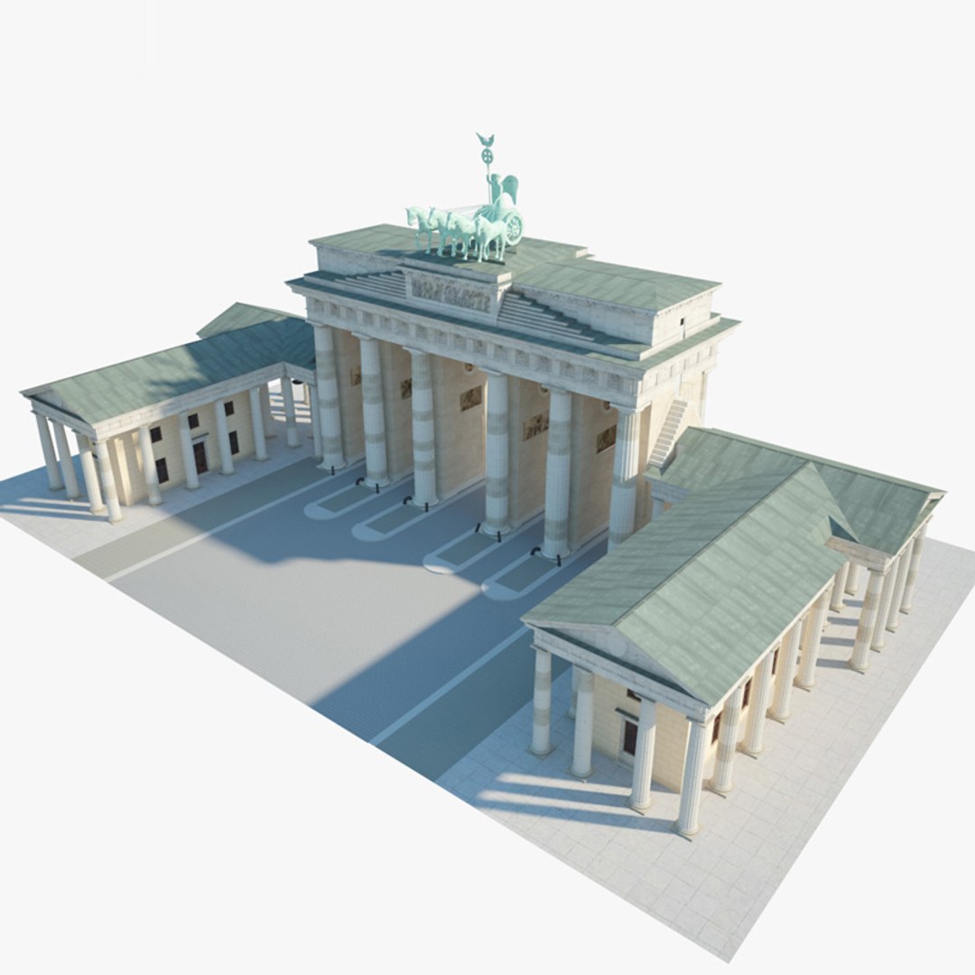 3D Brandenburg Gate Model - TurboSquid 1640564