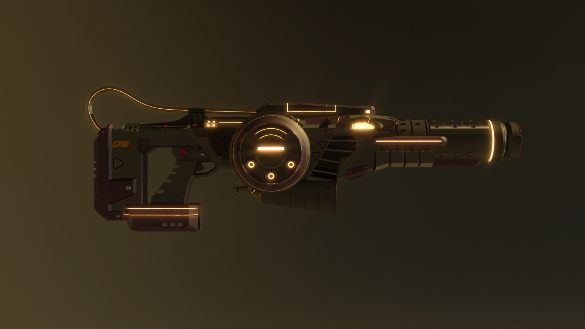 DS-73 SciFi Beam Cannon 3D Model - TurboSquid 2100822