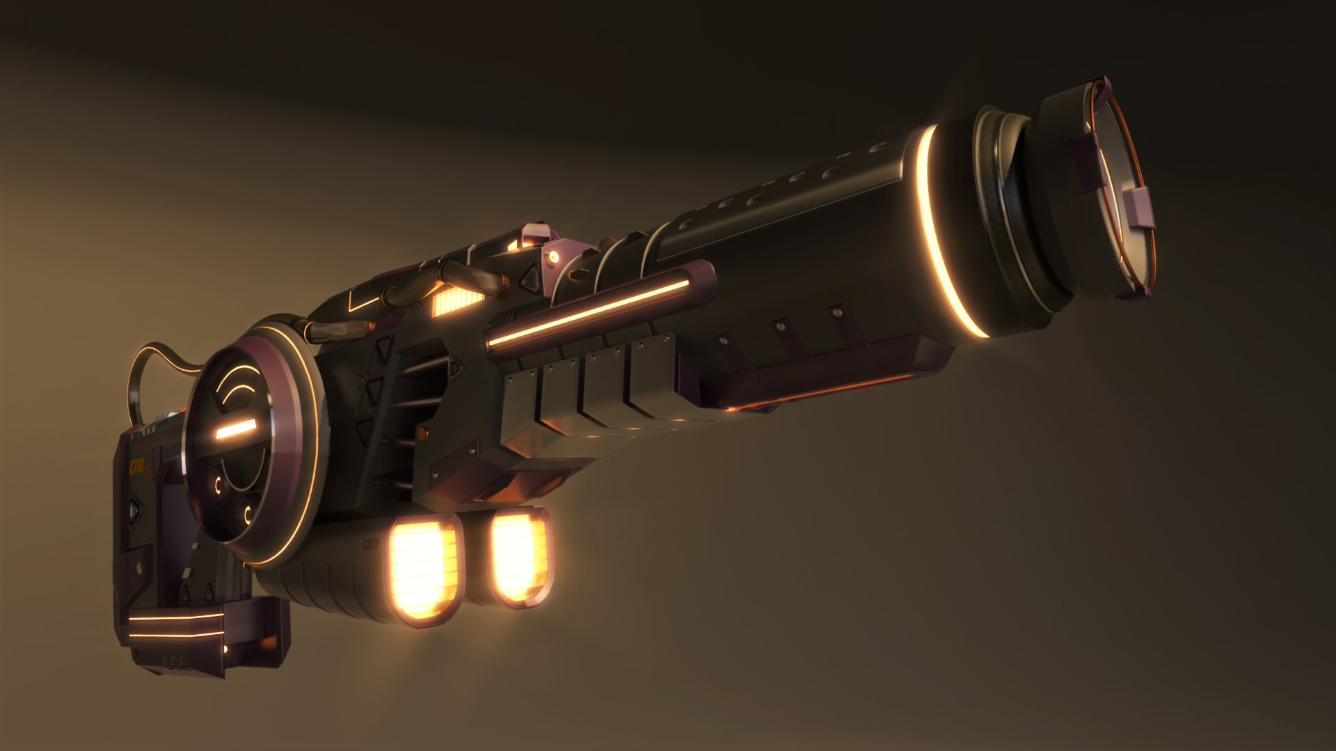 DS-73 SciFi Beam Cannon 3D Model - TurboSquid 2100822