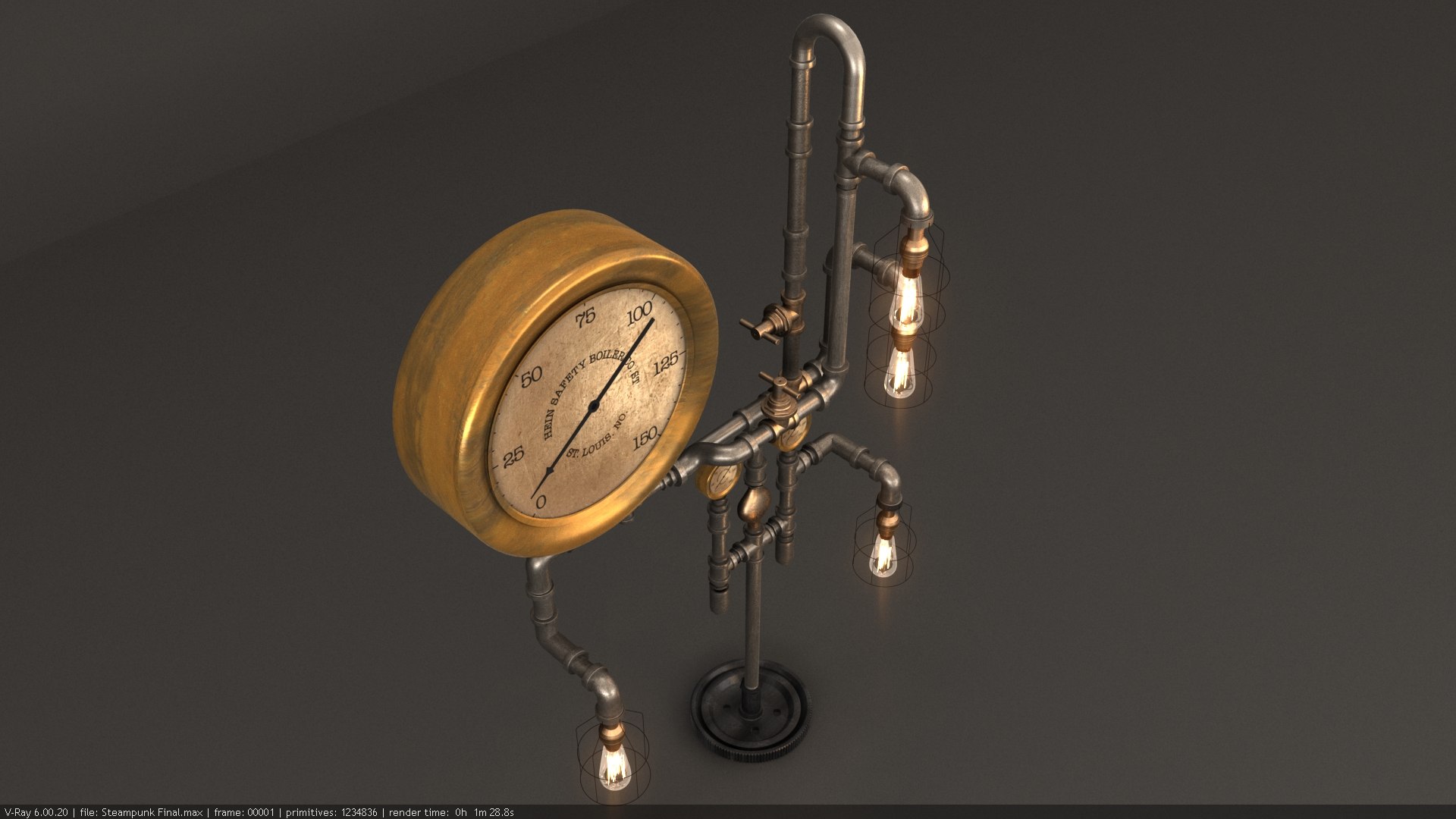 3D Steampunk Model - TurboSquid 2198735