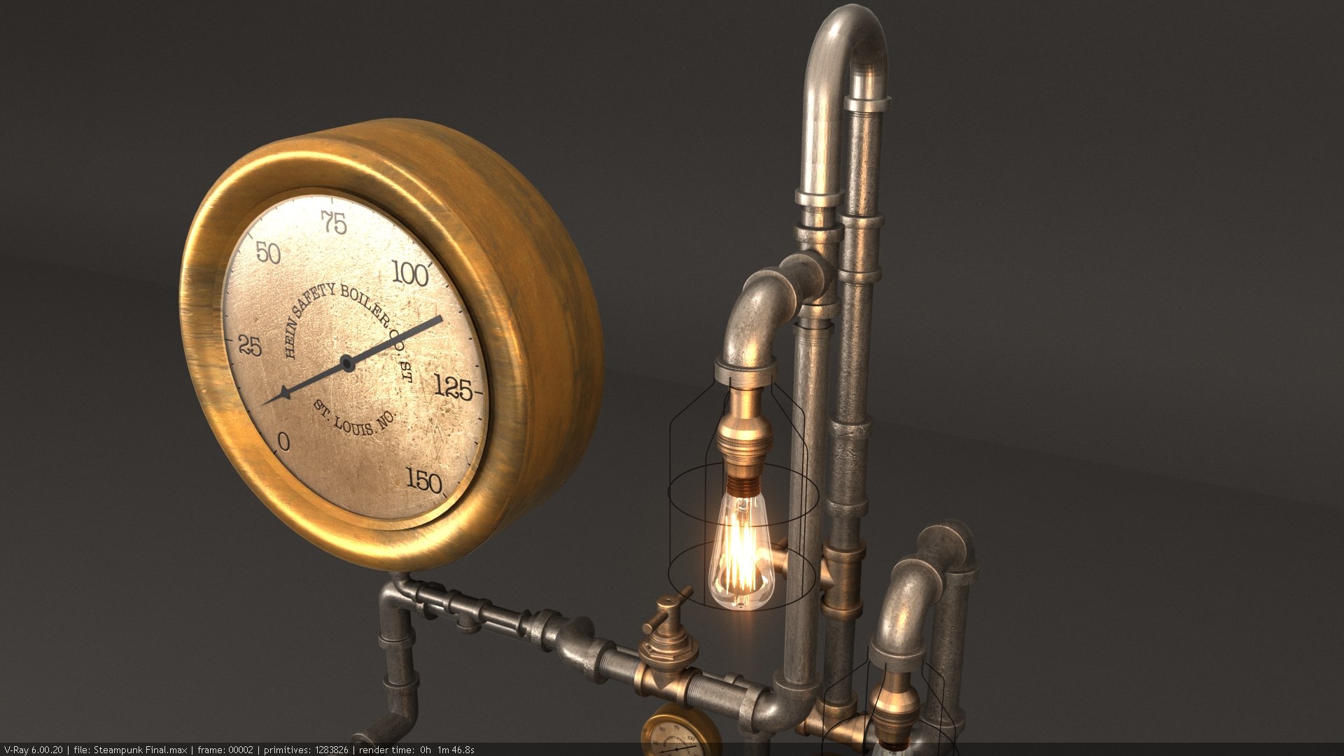3D Steampunk Model - TurboSquid 2198735