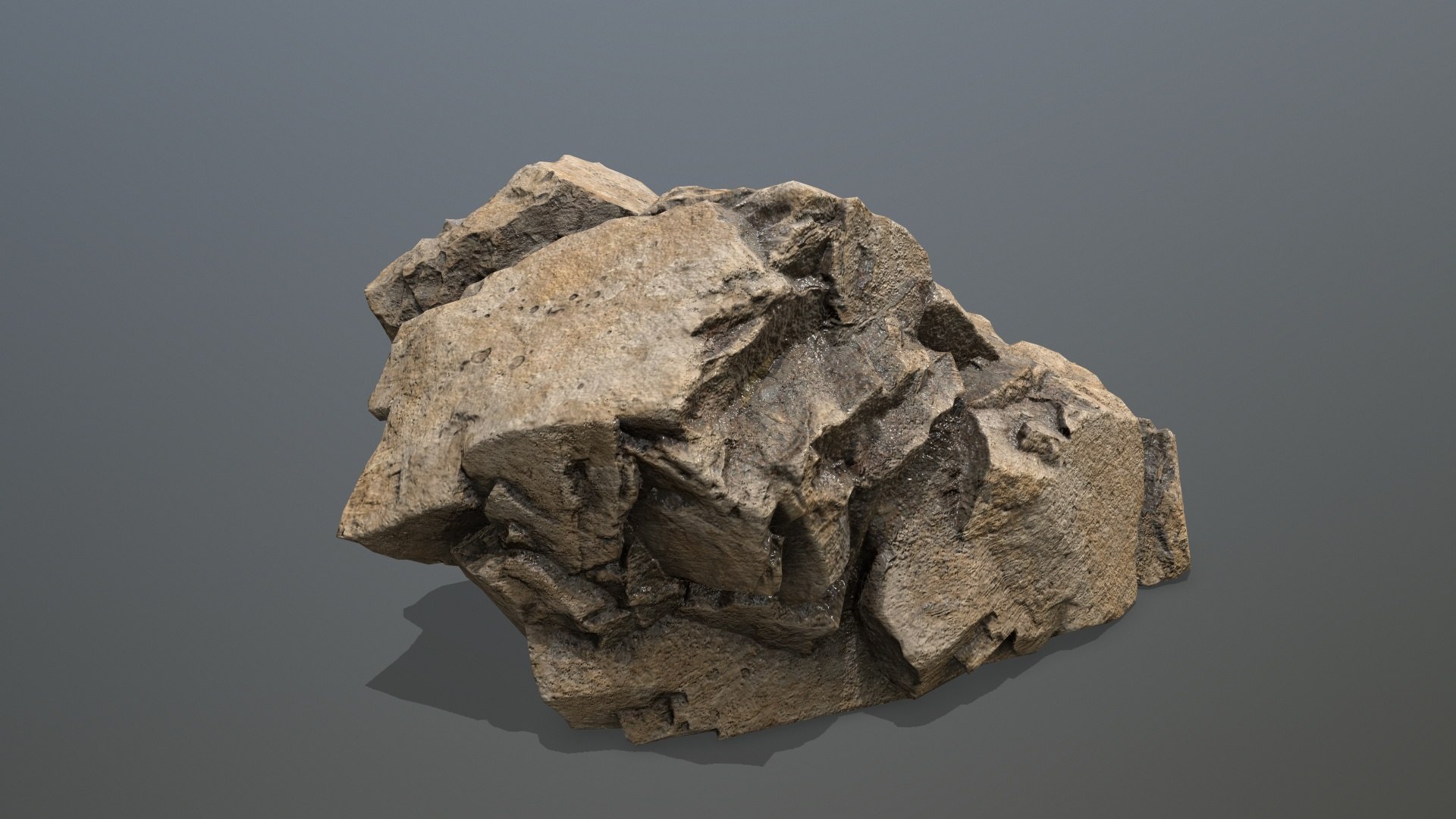 3D Rock Gate Model - TurboSquid 2031343