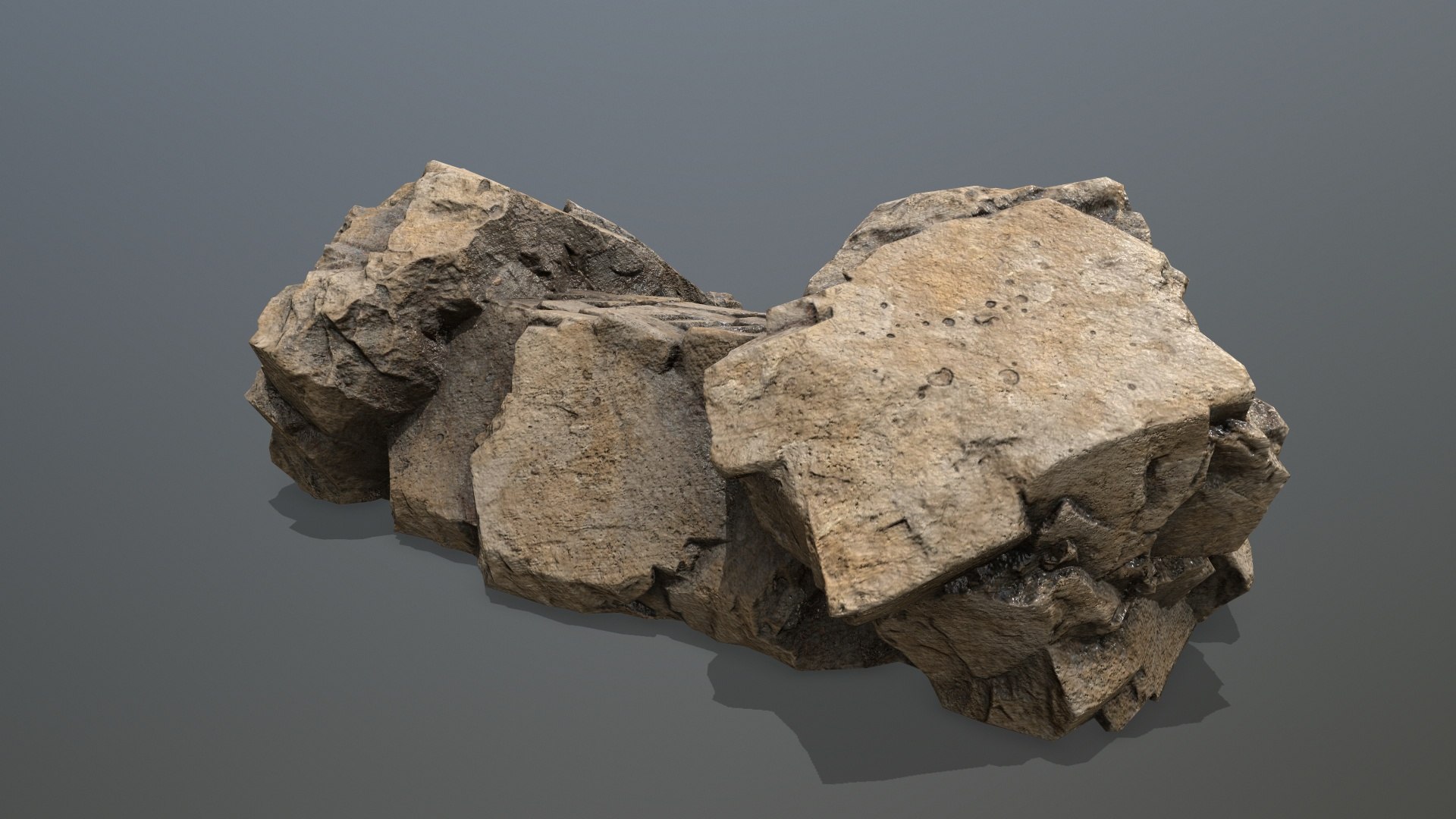 3D Rock Gate Model - TurboSquid 2031343