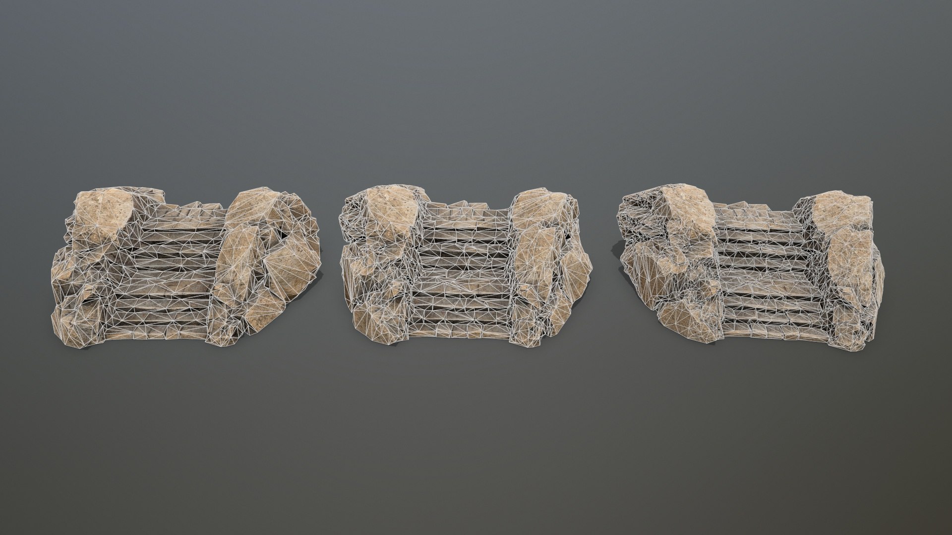 3D Rock Gate Model - TurboSquid 2031343