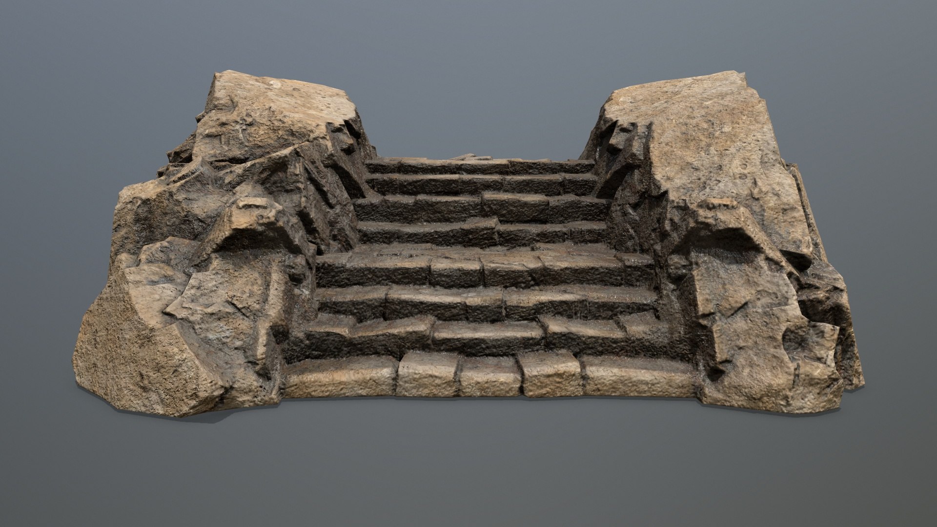 3D Rock Gate Model - TurboSquid 2031343