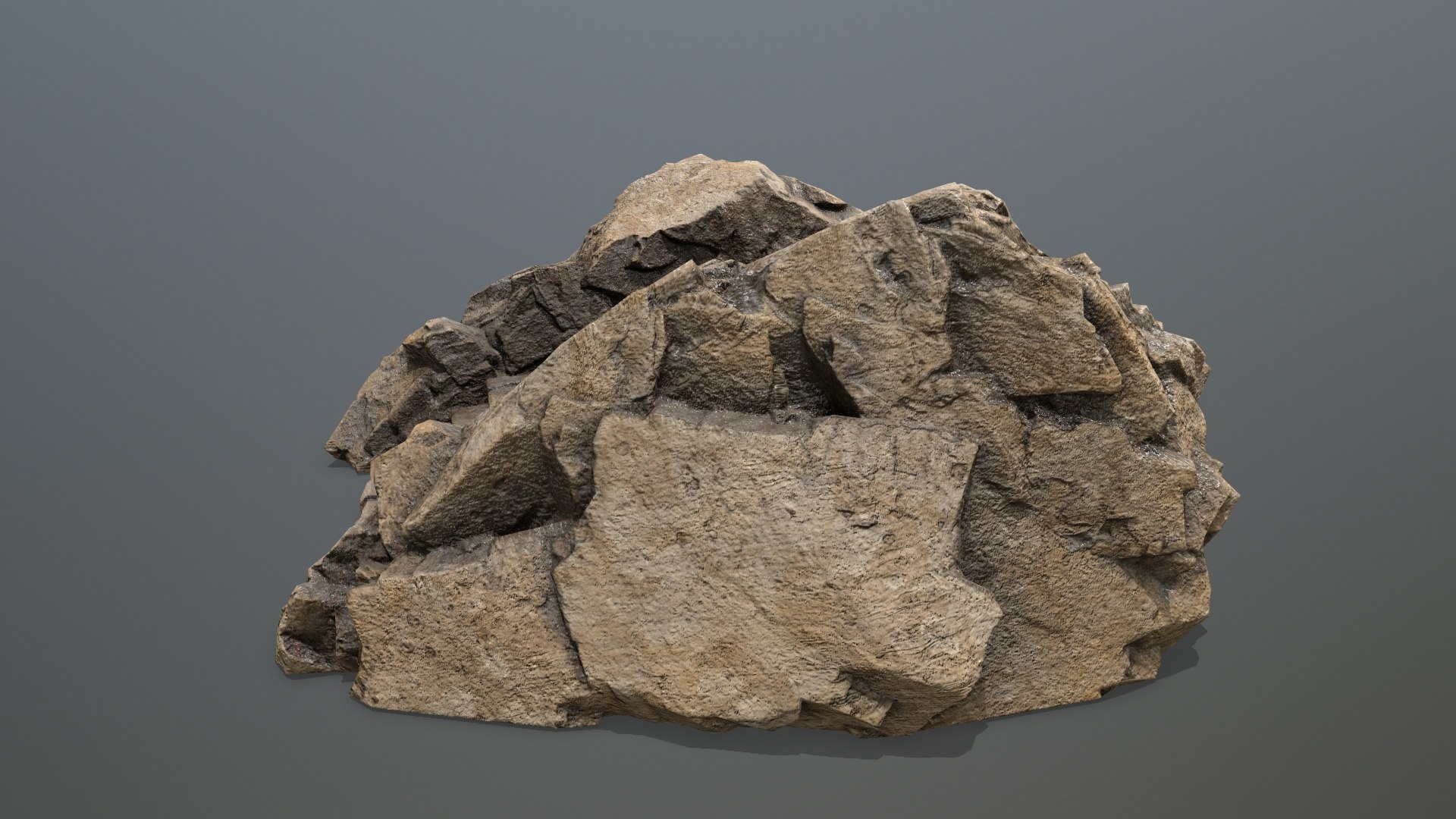 3D Rock Gate Model - TurboSquid 2031343