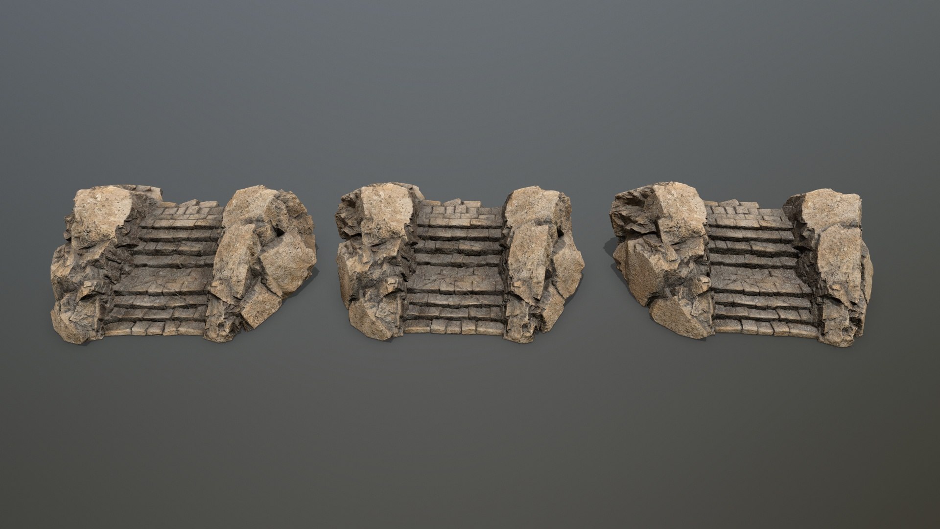 3D Rock Gate Model - TurboSquid 2031343