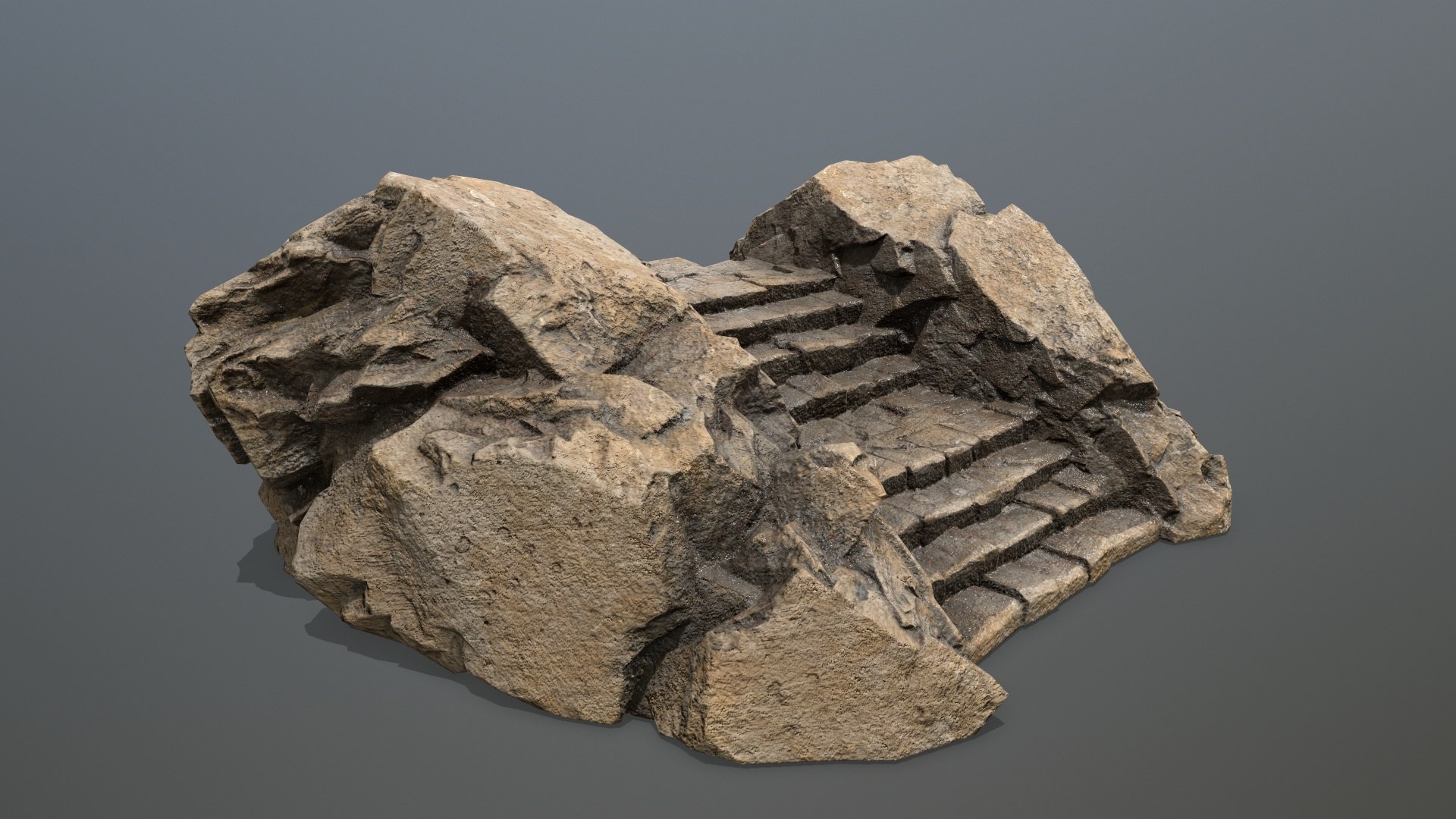 3D Rock Gate Model - TurboSquid 2031343