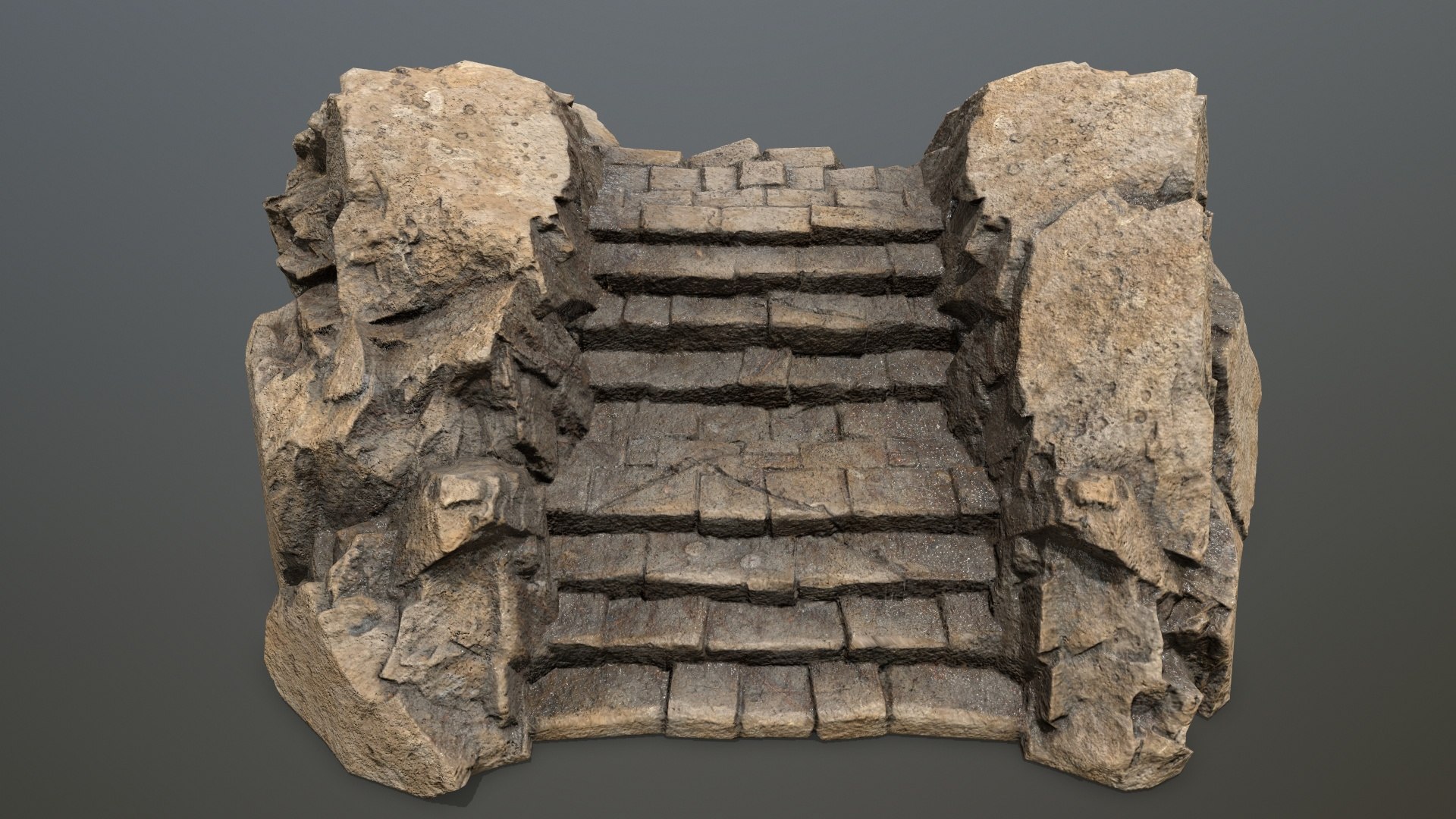 3D Rock Gate Model - TurboSquid 2031343