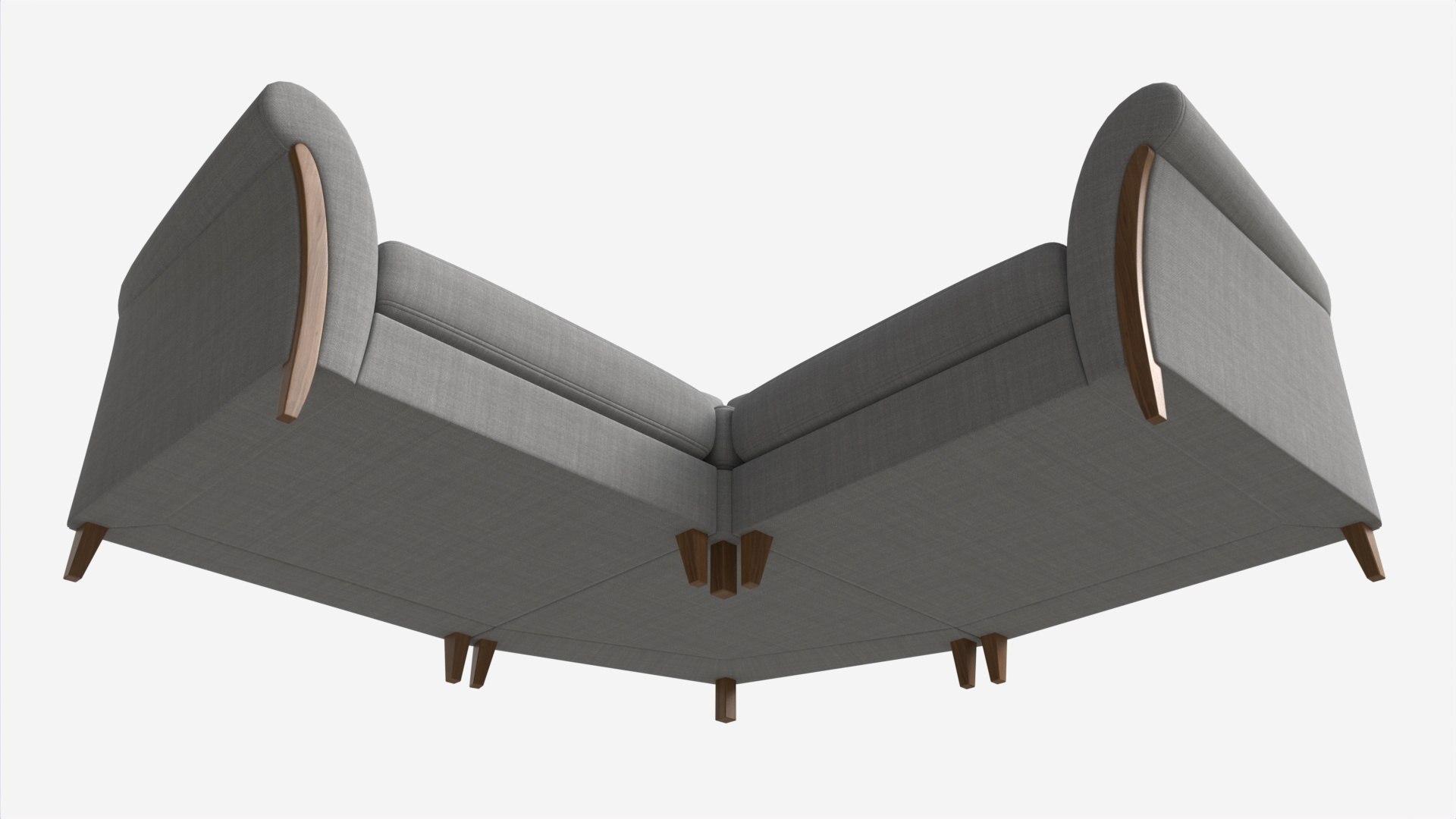 3D Module Corner Sofa Ercol Trieste 02 - TurboSquid 2011138
