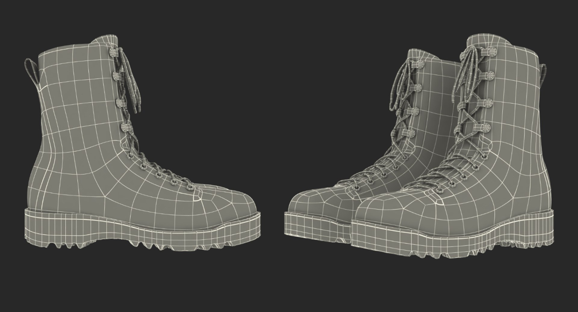 Military Boots 3D Model - TurboSquid 1420483