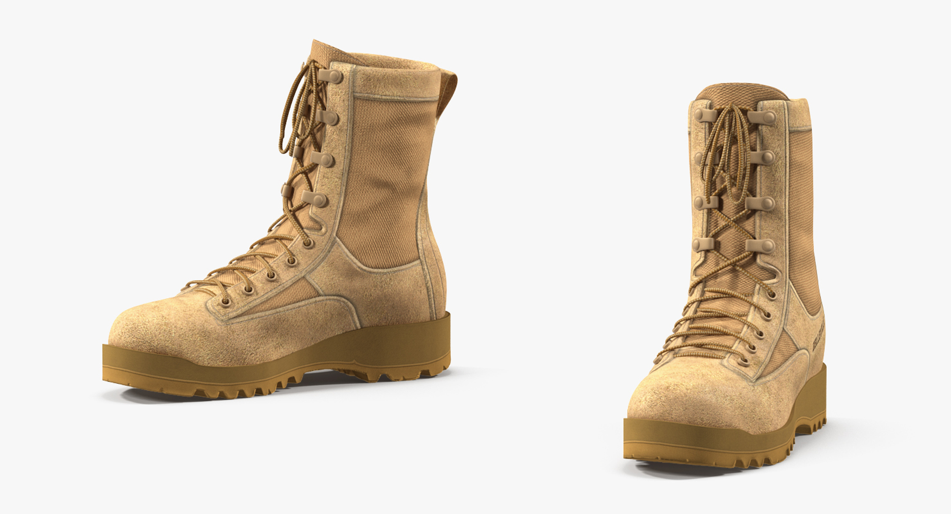 Military Boots 3D Model - TurboSquid 1420483