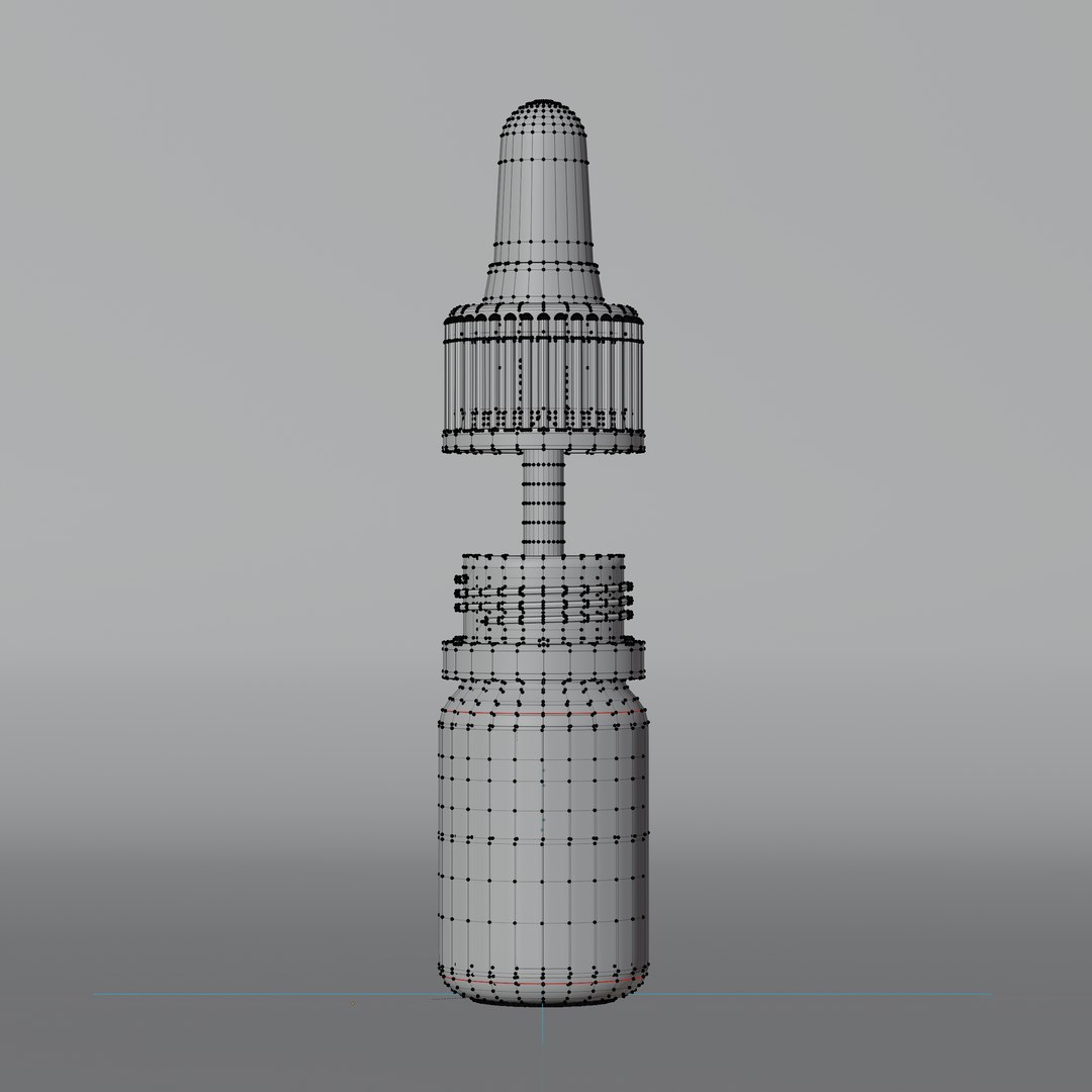 3D Model Dropper Bottle Mockup 01 - TurboSquid 2286072
