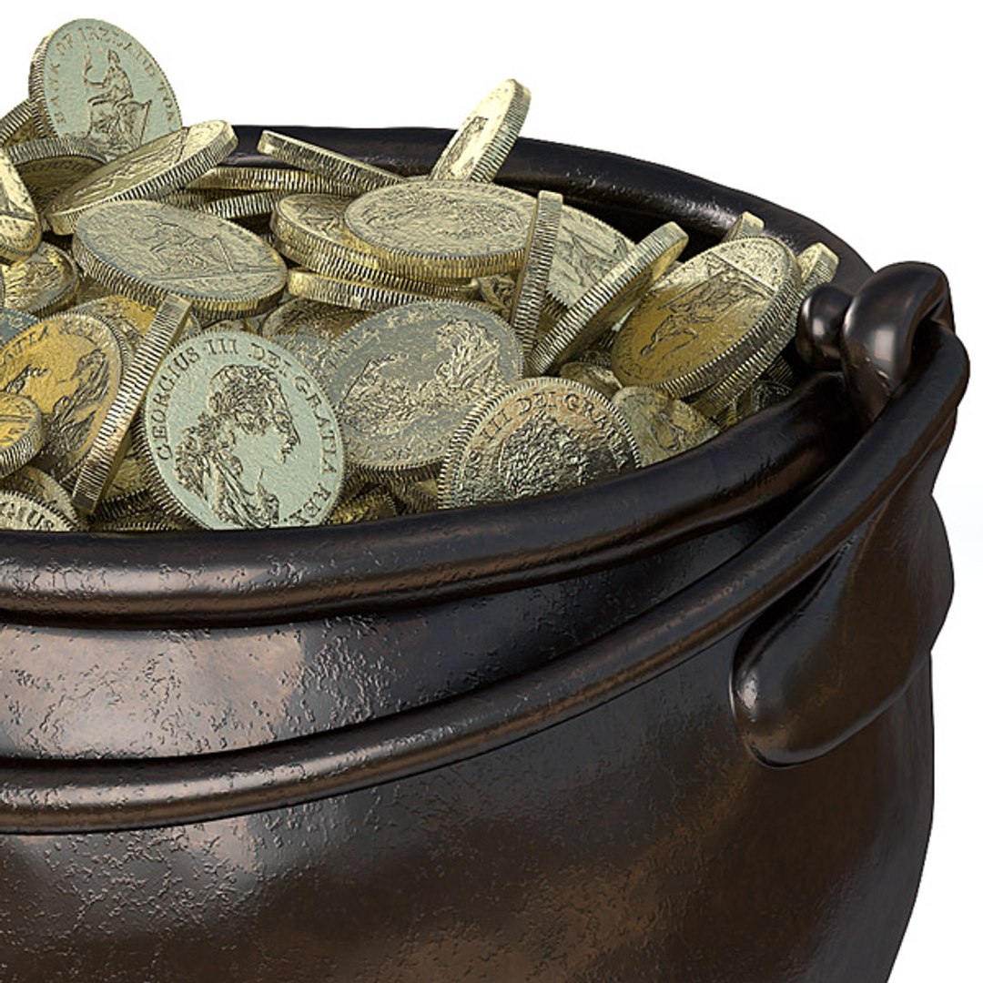 3d Model Pot Gold