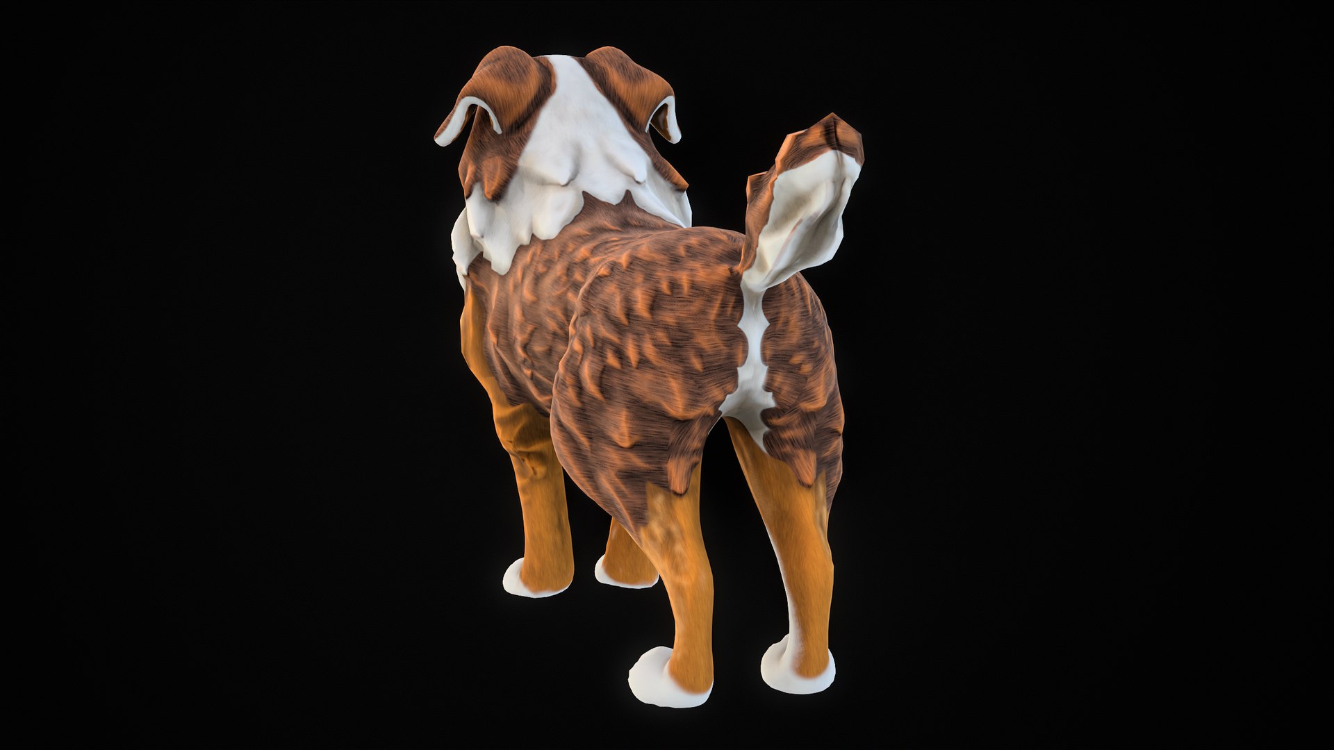 3D Cartoon Dog Game Ready PBR - TurboSquid 2154768