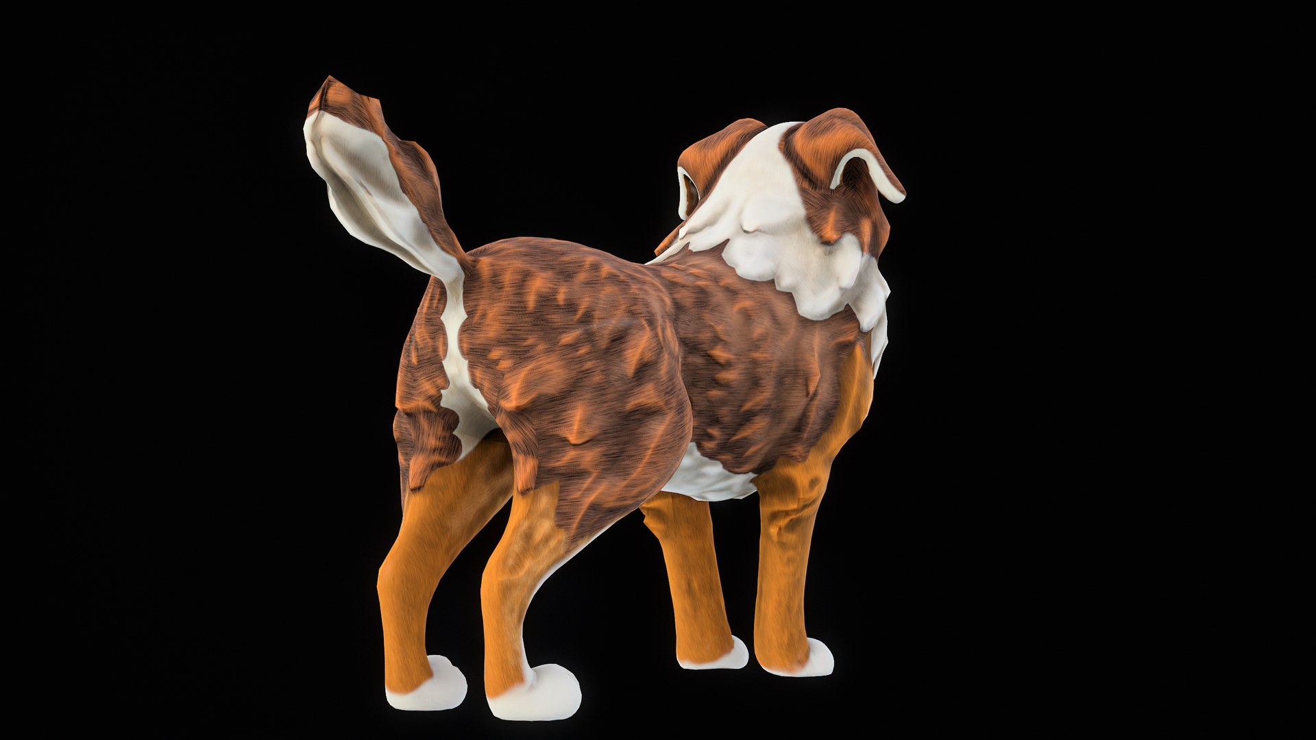 3D Cartoon Dog Game Ready PBR - TurboSquid 2154768
