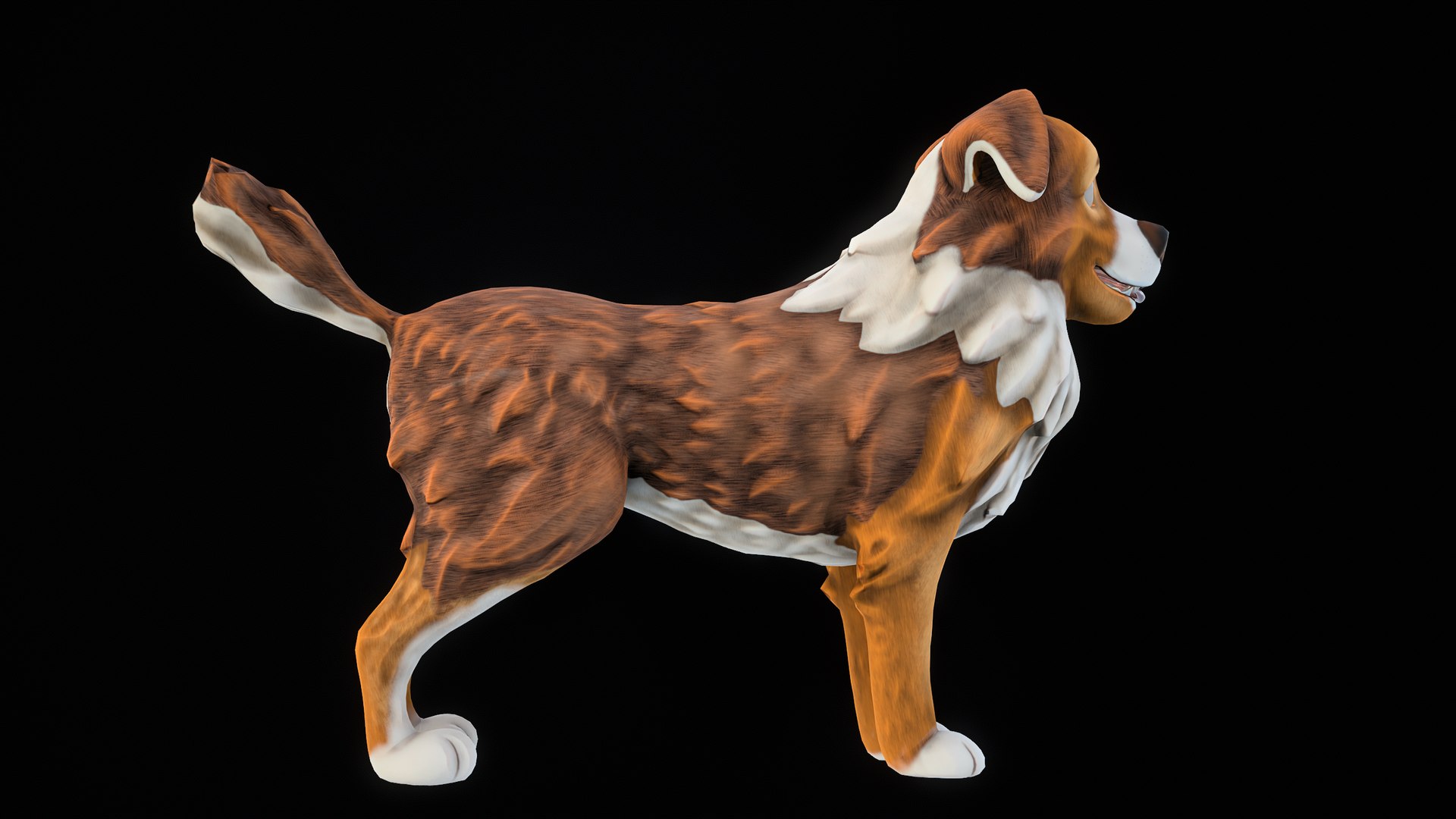3D Cartoon Dog Game Ready PBR - TurboSquid 2154768