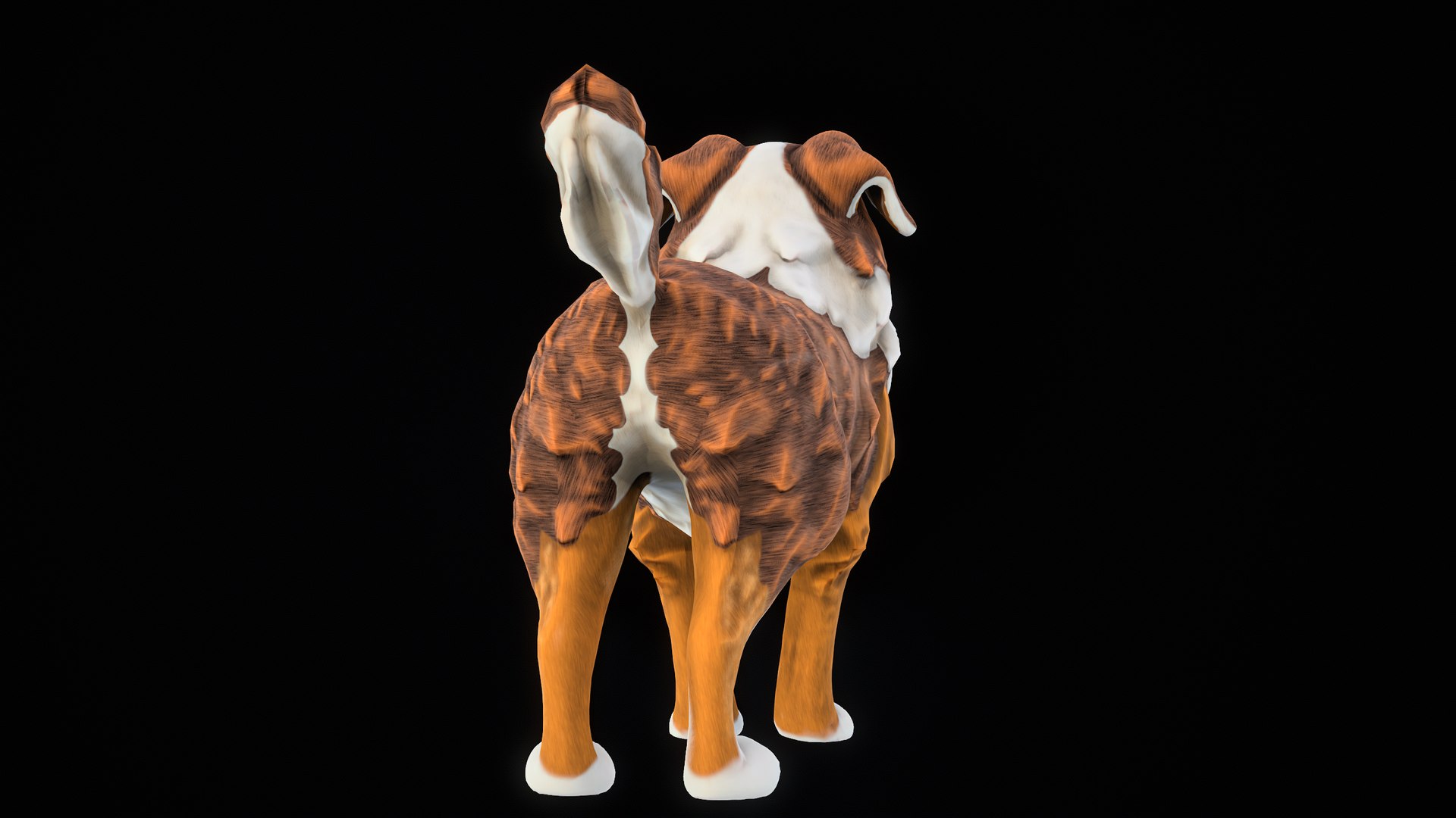 3D Cartoon Dog Game Ready PBR - TurboSquid 2154768