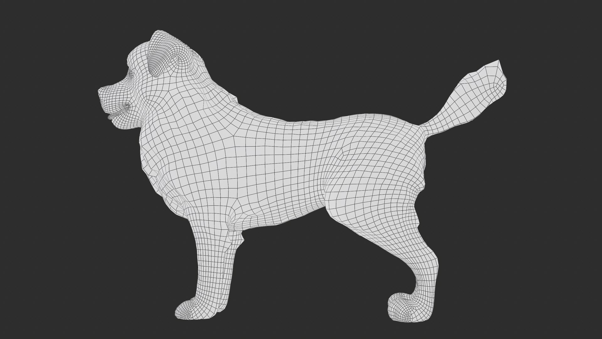 3D Cartoon Dog Game Ready PBR - TurboSquid 2154768