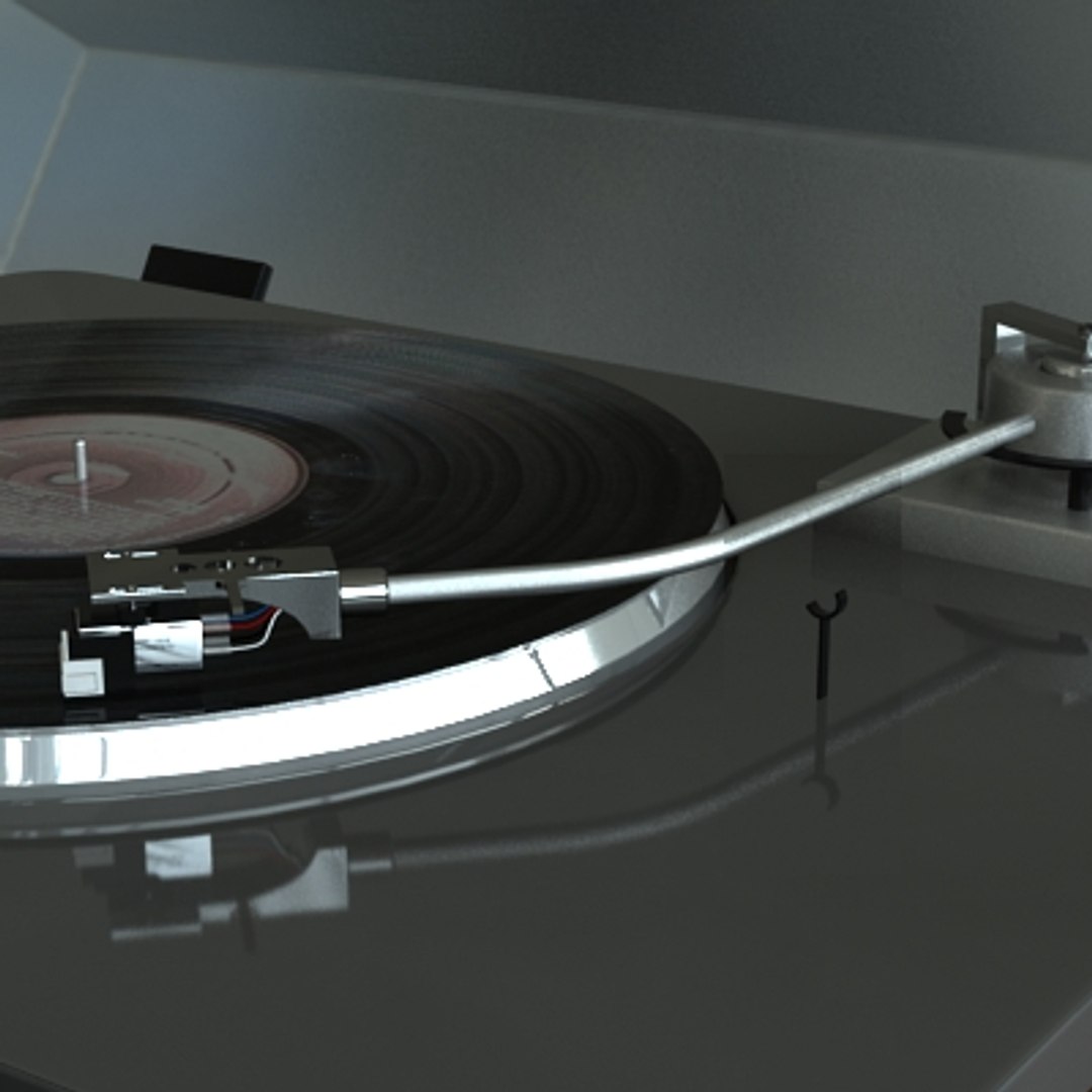 Record Player 3d Model