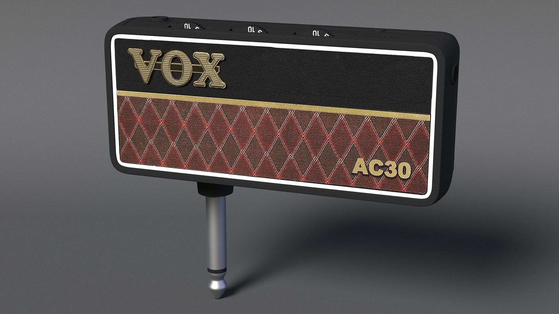 3D Model Portable Guitar Amplifier VOX AC30 - TurboSquid 2146045