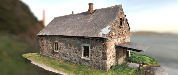 3D model Old Stone Building - TurboSquid 1906852