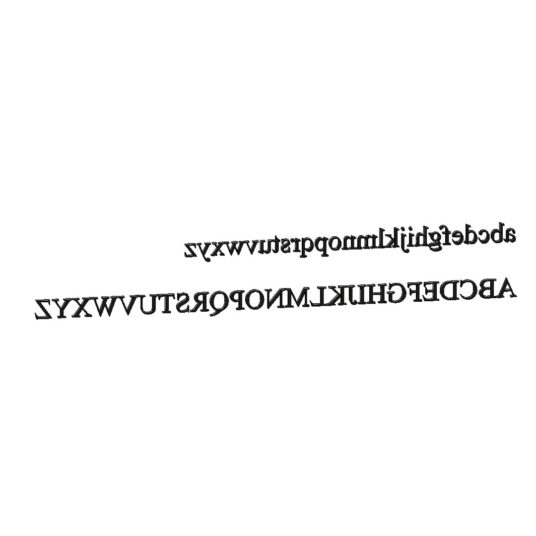 3d Model Angsanaupc Font