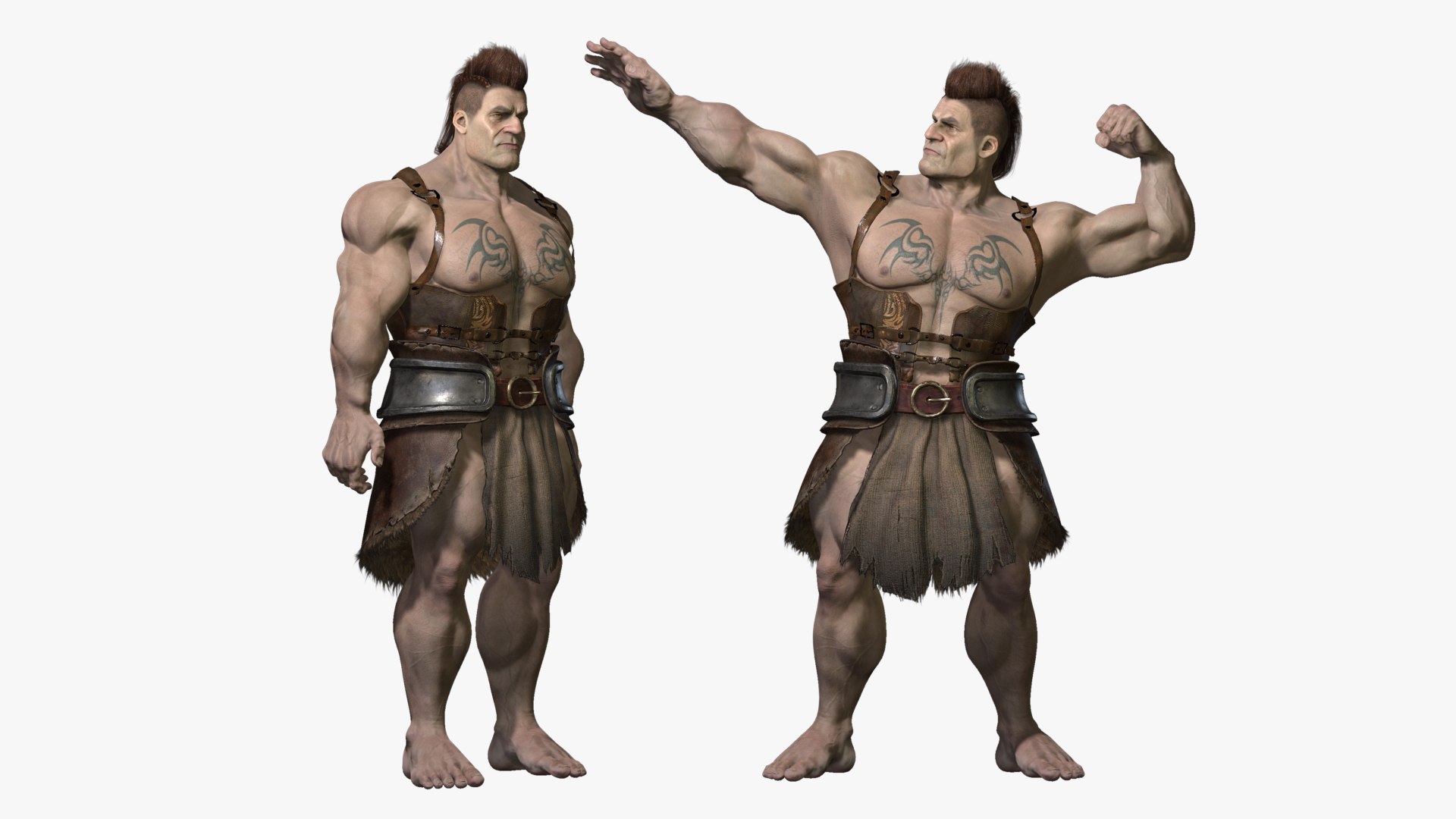 3D Model Muscular Strong Male - TurboSquid 1680507