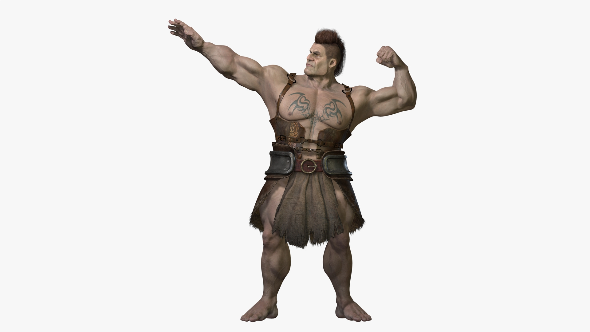 3D Model Muscular Strong Male - TurboSquid 1680507