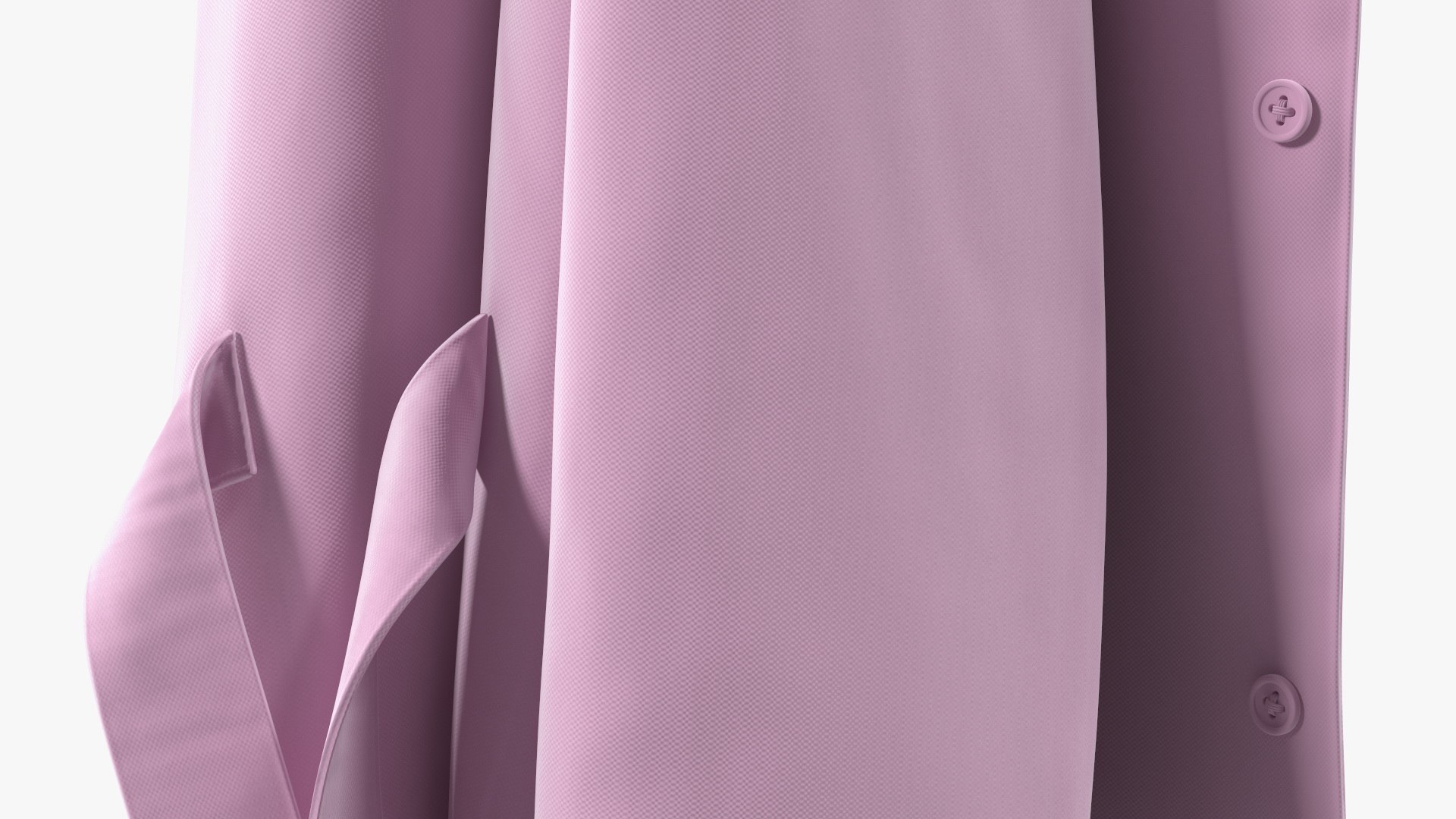 3D Pink Laboratory Coat Hanging - TurboSquid 1988295