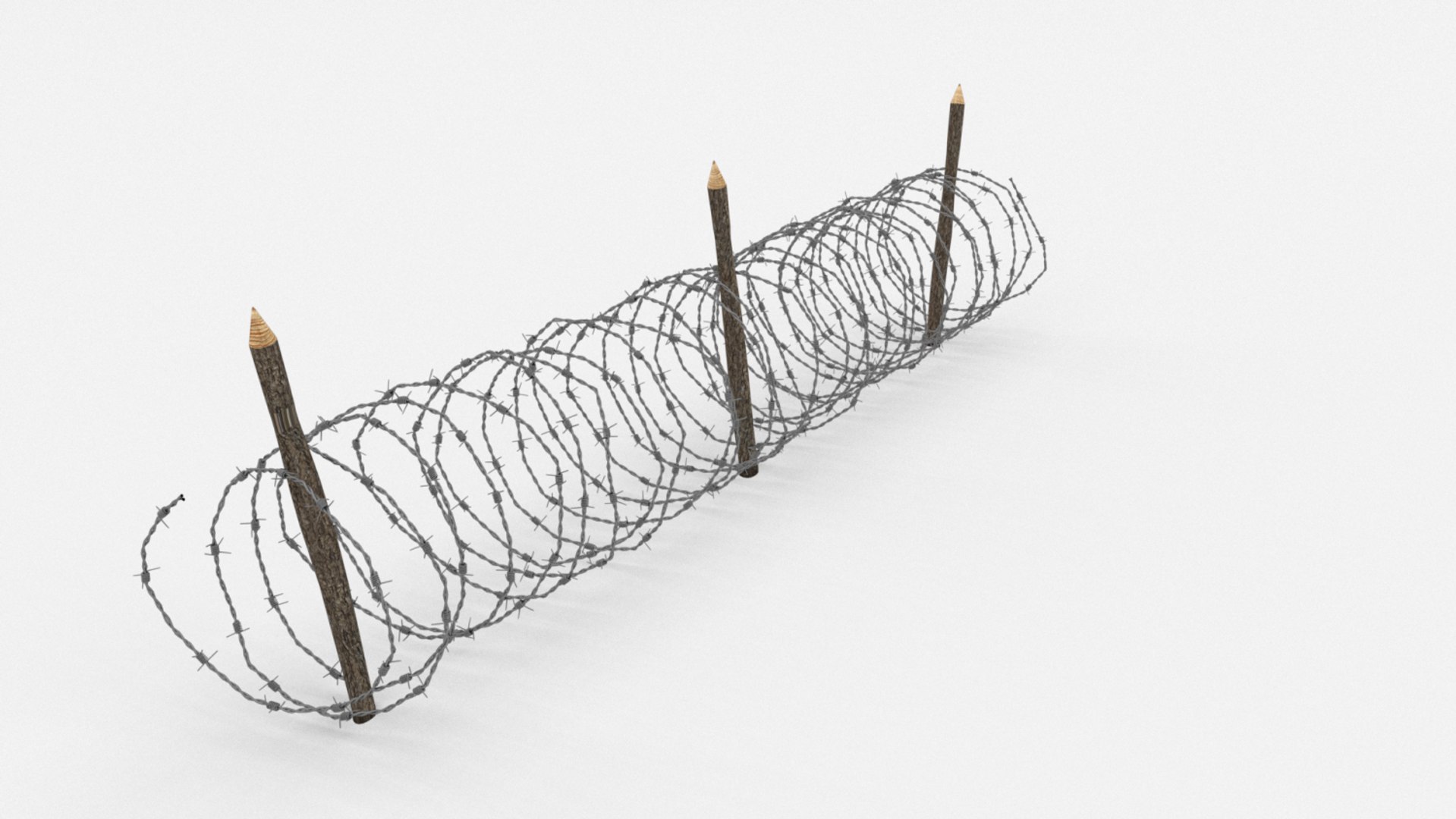 3D Barbed Wire Obstacle - TurboSquid 1155086