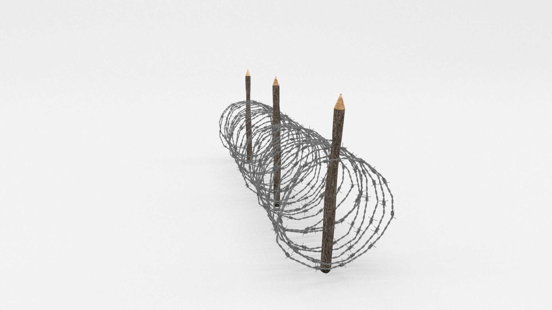 3D Barbed Wire Obstacle - TurboSquid 1155086