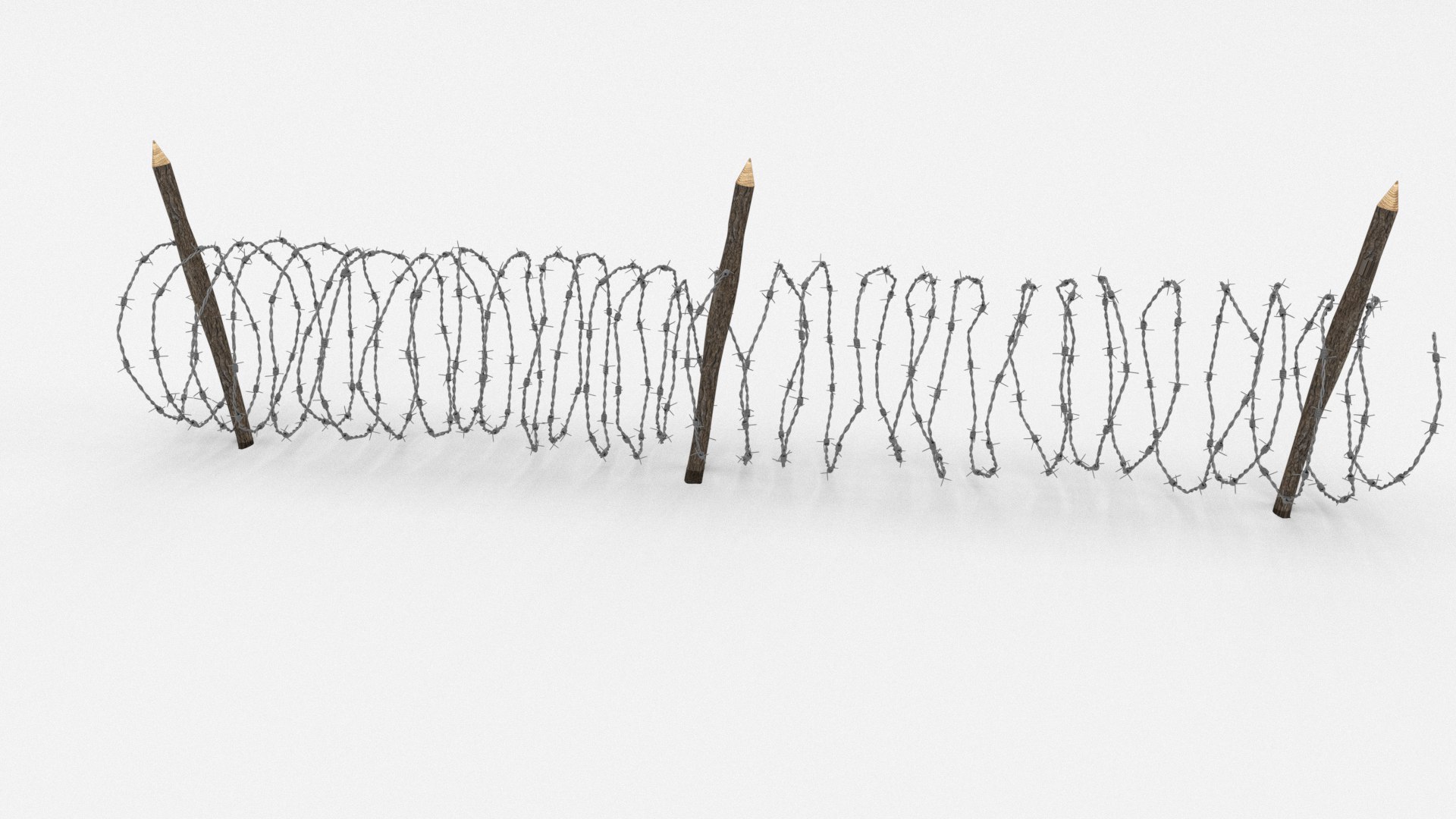 3D Barbed Wire Obstacle - TurboSquid 1155086