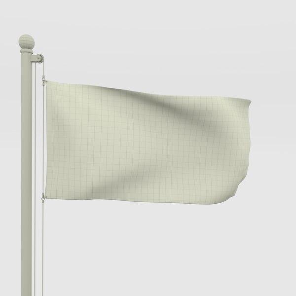 Flag pole 3D model - TurboSquid 1226937