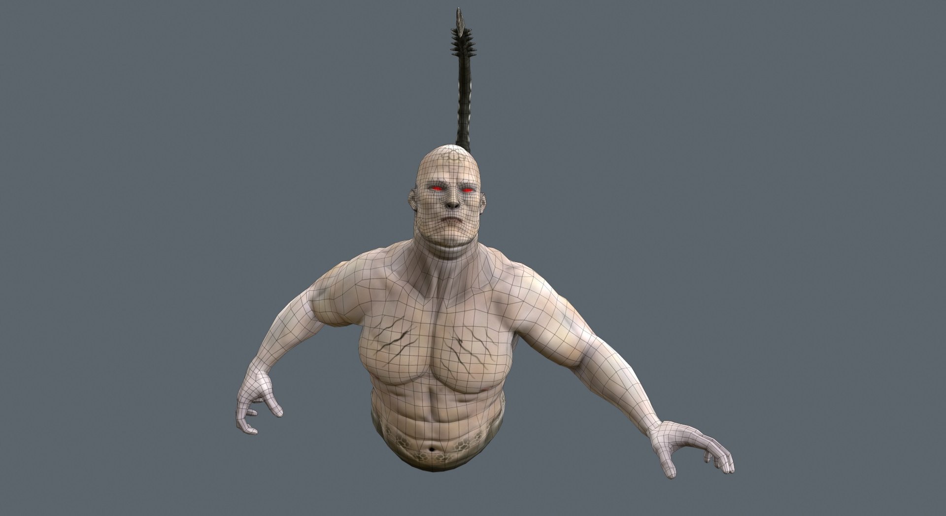3D Creature Slider Mutant Model - TurboSquid 1366054