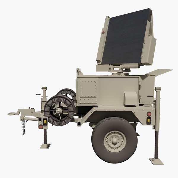 military raytheon mpq64 sentinel 3d max