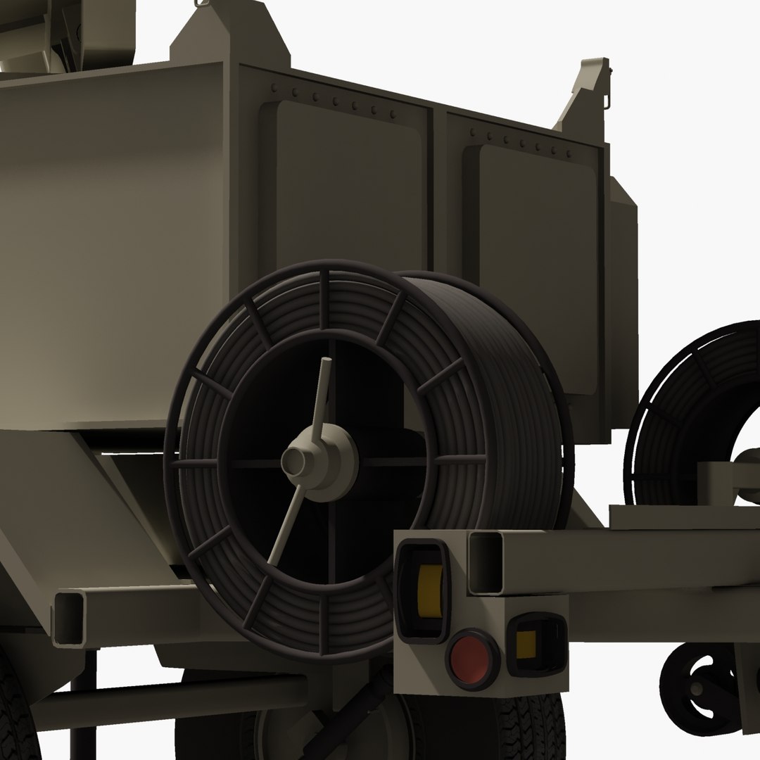 military raytheon mpq64 sentinel 3d max