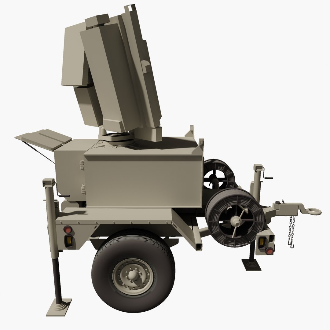 Military Raytheon Mpq64 Sentinel 3d Max