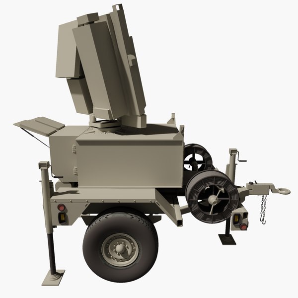 military raytheon mpq64 sentinel 3d max