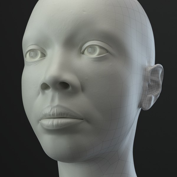 Female head sculpt model - TurboSquid 1474864