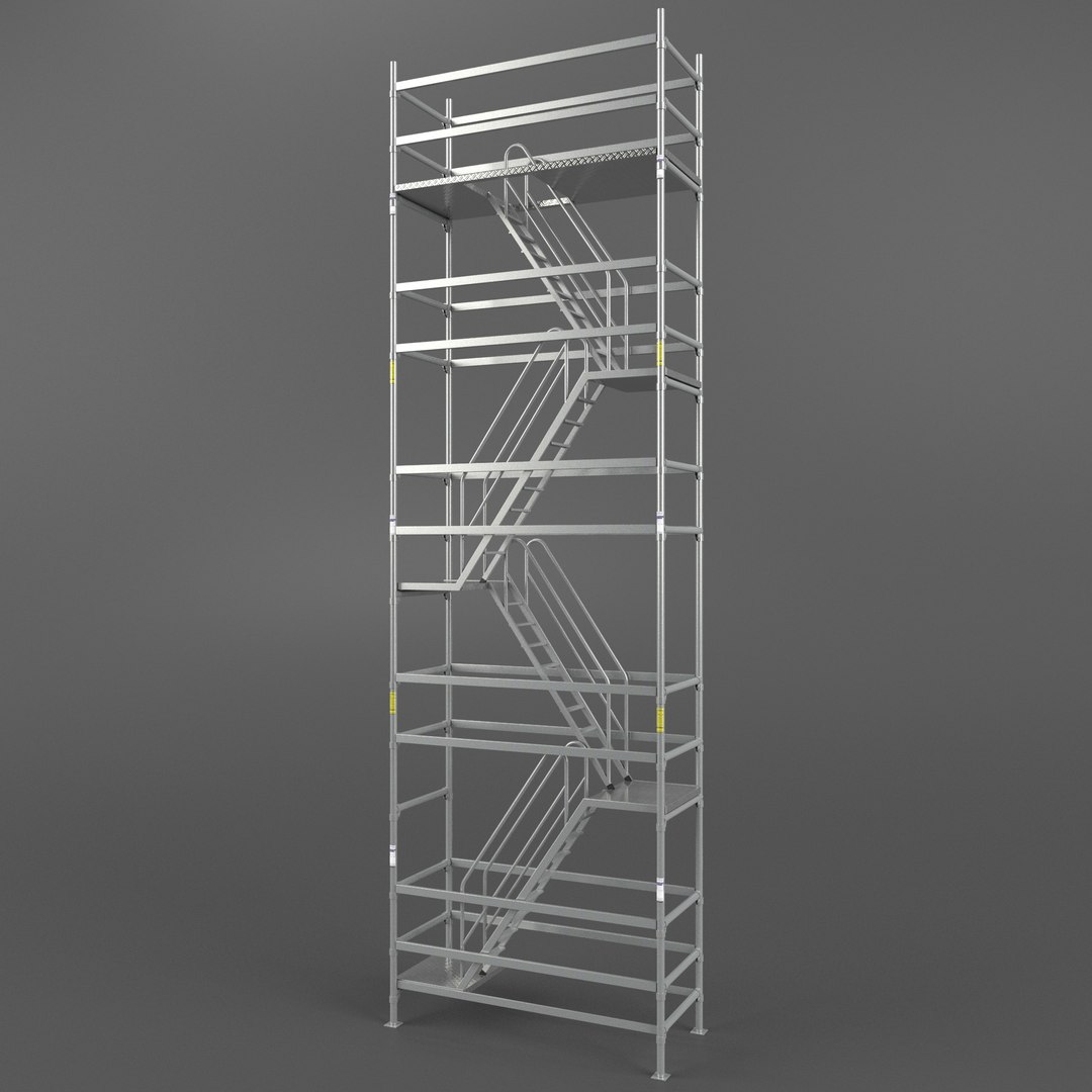 Scaffold Tower 3D Model - TurboSquid 1501128
