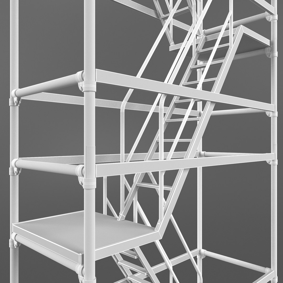 Scaffold Tower 3D Model - TurboSquid 1501128
