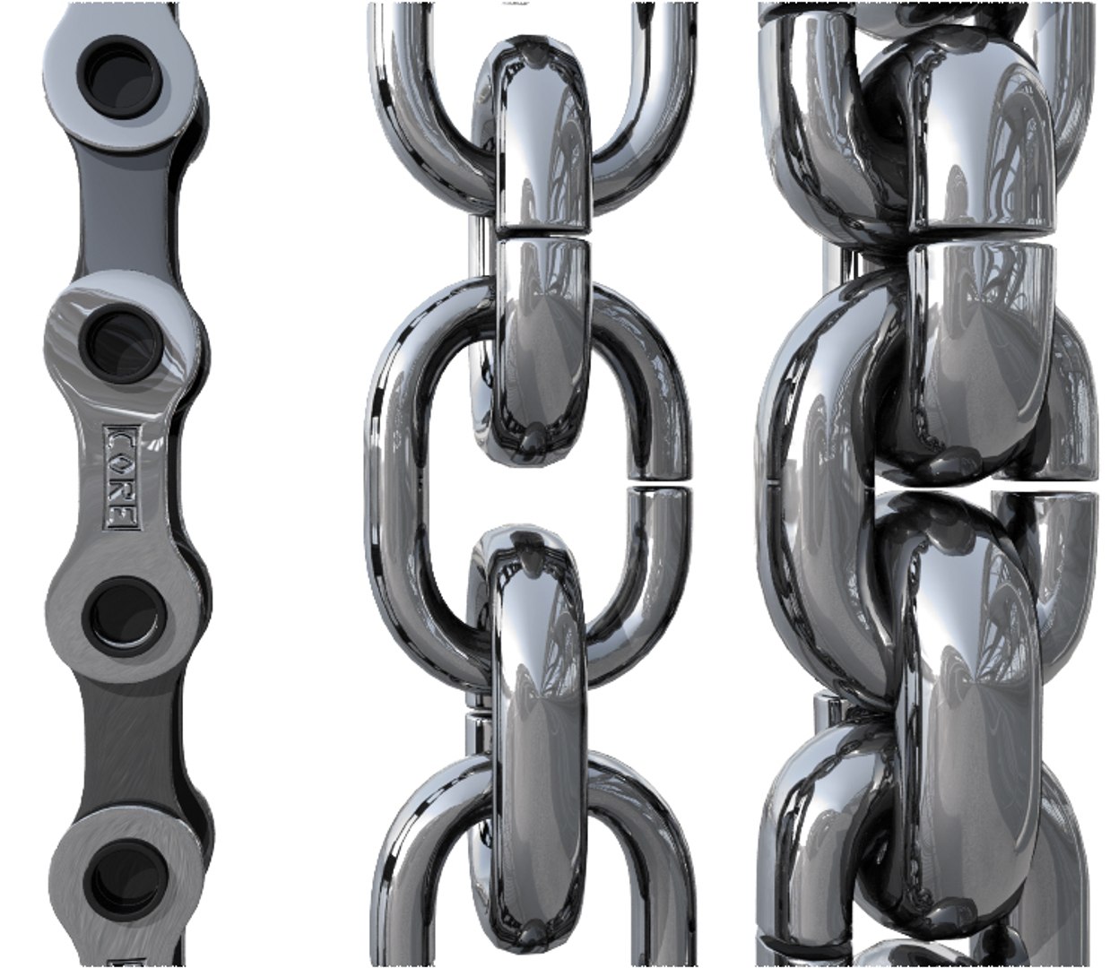 Set Chains 3d Model